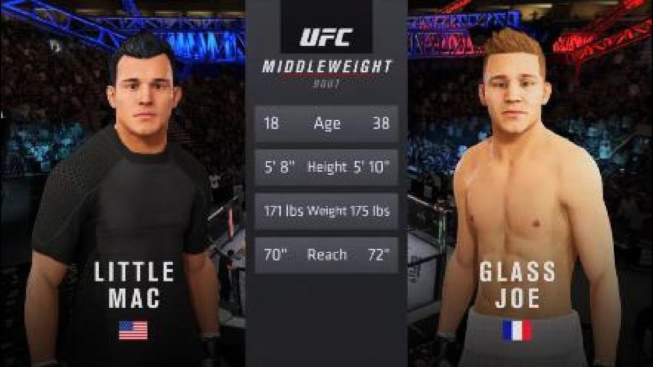 UFC 4 - Punch Out - Little Mac vs Glass Joe - YouTube