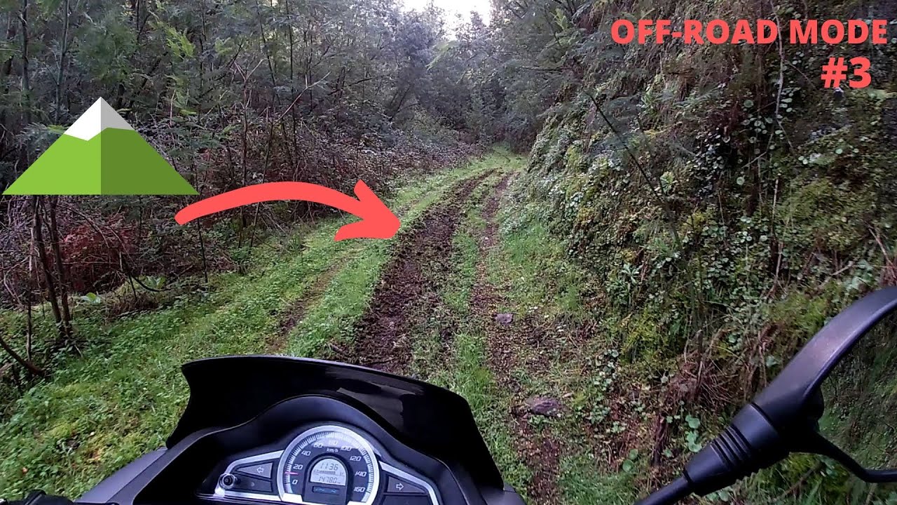 HONDA PCX 125: OFF ROAD MODE #3 - YouTube