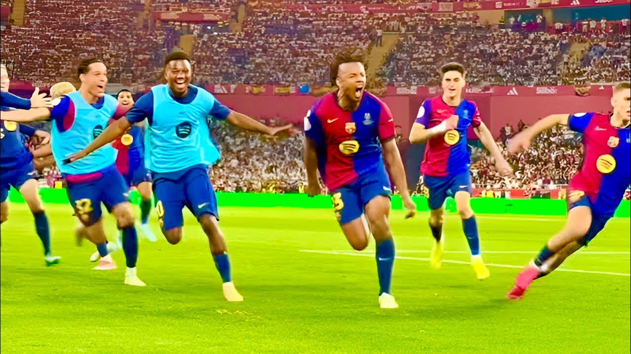 Jules Kounde Winning Goal vs Real Madrid - YouTube