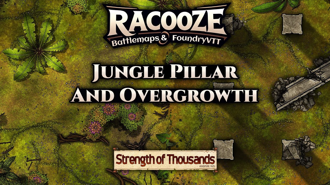 Jungle Pillars & Overgrowth - Strength of Thousands - Dungeondraft ...
