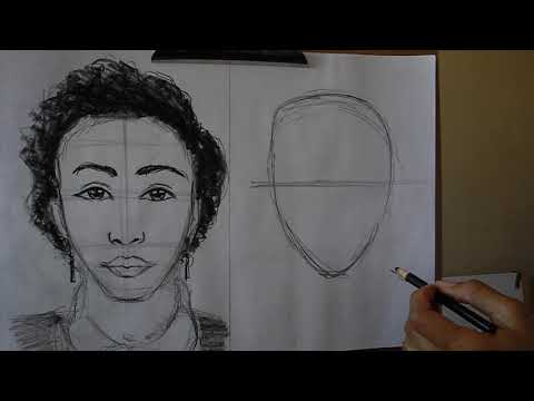 Basic Guidelines for Drawing a Portrait - YouTube