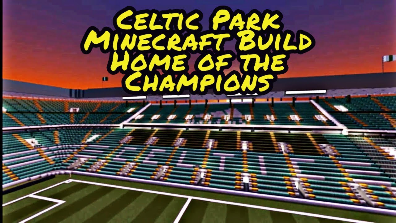 Minecraft build. Beautiful Celtic Park - YouTube