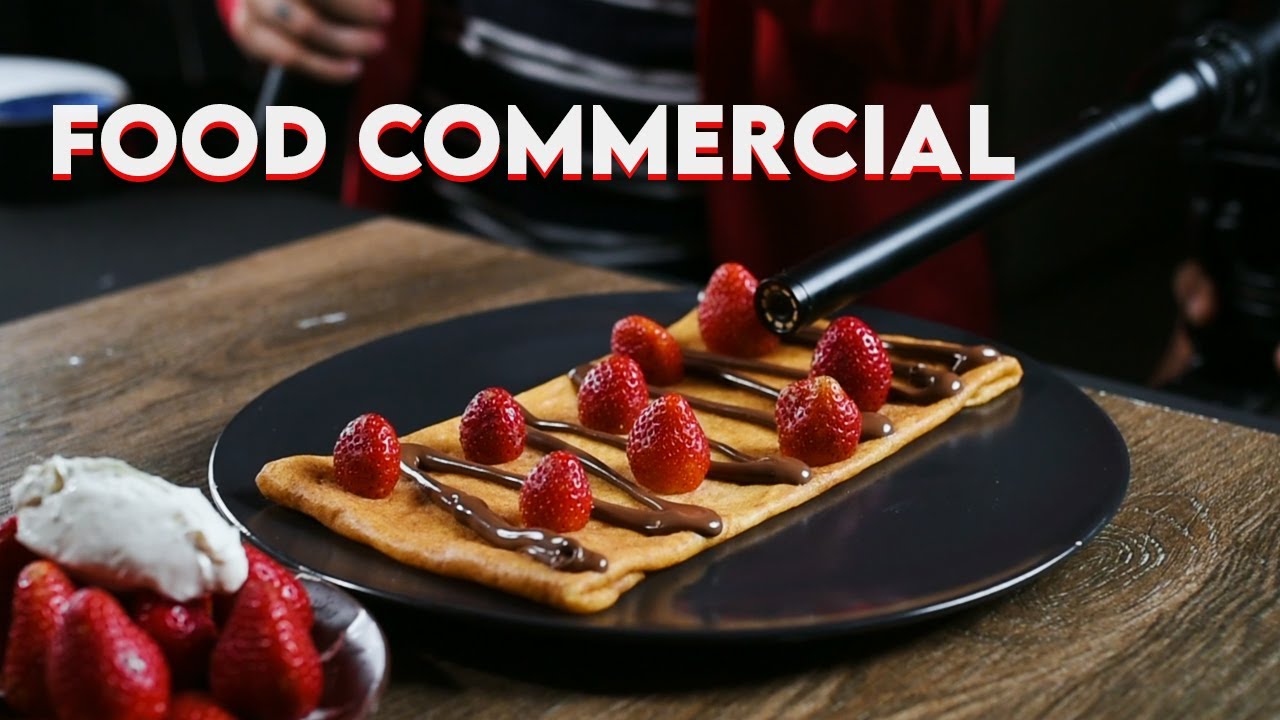 FOOD AD SHOT ON LAOWA PROBE LENS | CREPE-FE - YouTube