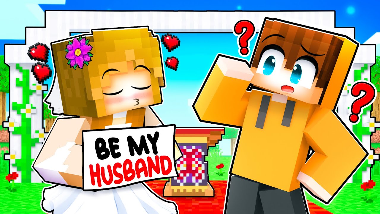 HOW TO MARRY A BOY in Minecraft - YouTube