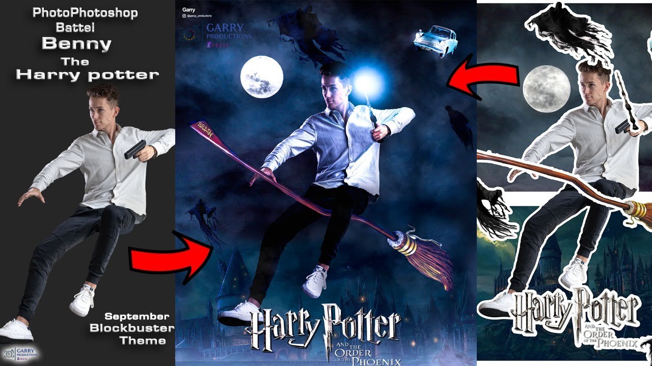 Photoshop Tutorial | Harry Potter Manipulation | speed art | 3.6M views ...