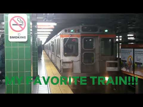 SEPTA Kawasaki B-IV #524 on Broad Street Line Express from Erie to City ...