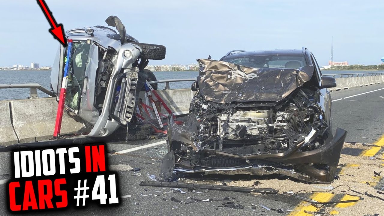 Hard Car Crashes & Idiots in Cars 2022 - Compilation #41 - YouTube