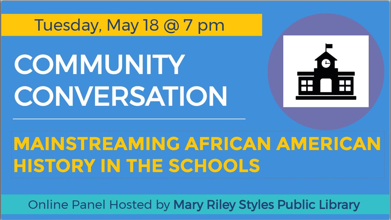 Mainstreaming African American History in the Schools - YouTube