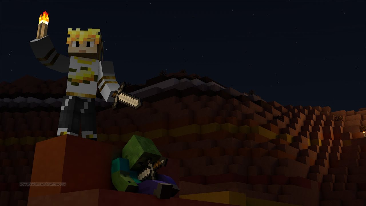 How to make minecraft youtube channel art - YouTube