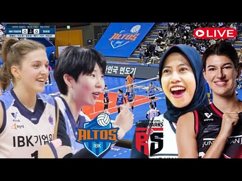 🔴LIVE IBK ALTOS VS RED SPARKS | LIVE SCORE LIGA VOLI KOREA | V-League ...