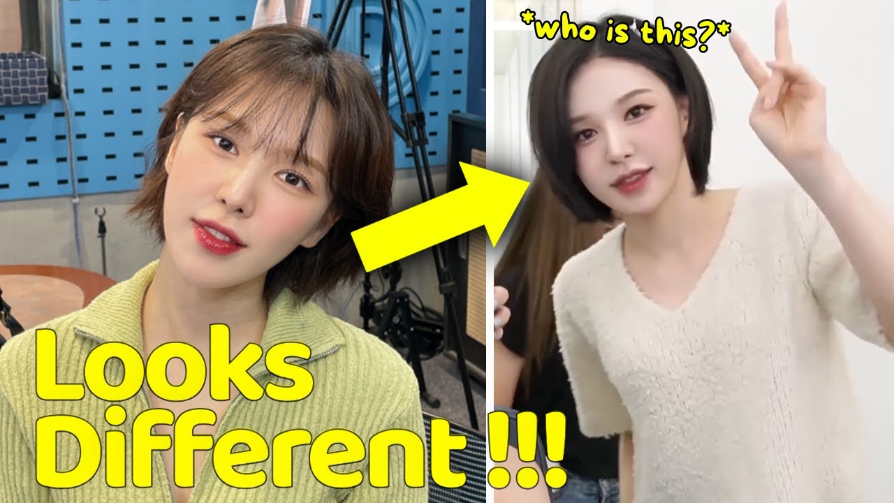 Wendy Red Velvet Appears with a Different Appearance until it is almost ...