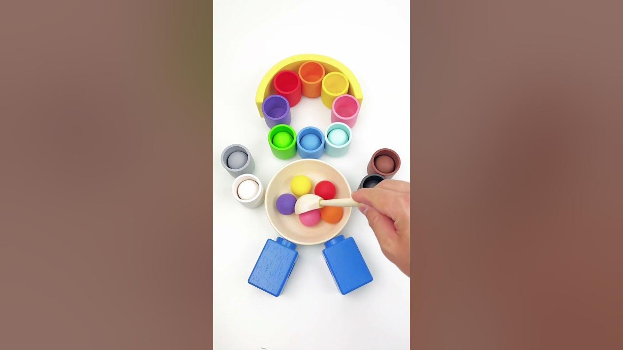 Color Sorting ASMR Reverse - YouTube