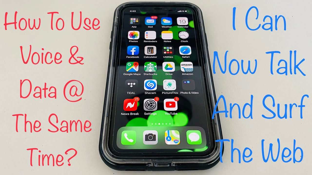 How To Use Voice & Data @ The Same Time (Talking On The Phone & Surfing ...