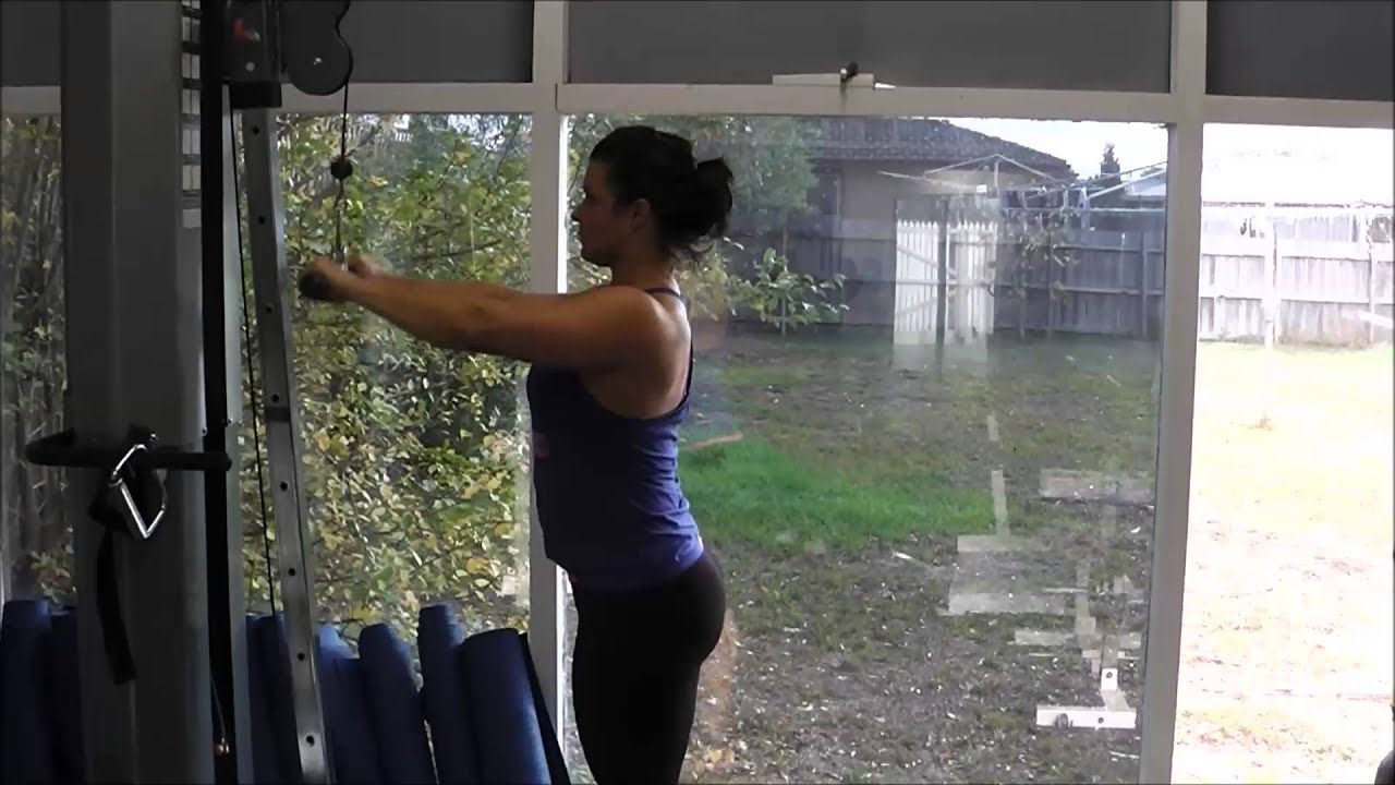 Straight Arm Pulldown at Body Conquest - YouTube