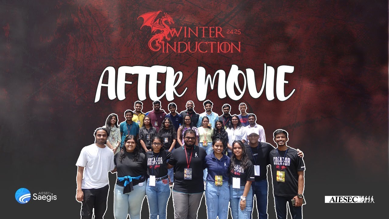 Winter Induction After Movie | AIESEC in Saegis - YouTube