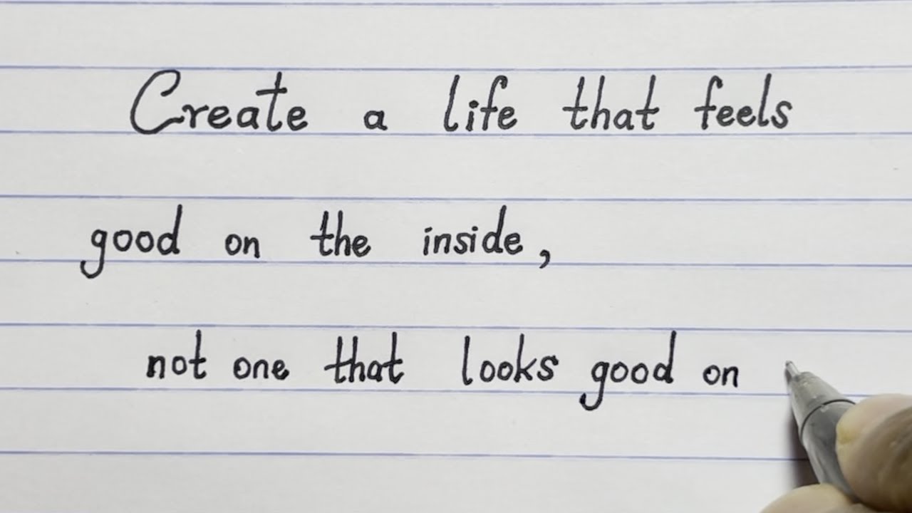 Daily Motivational Life Quotes Day - 17 | Handwriting Practice in ...