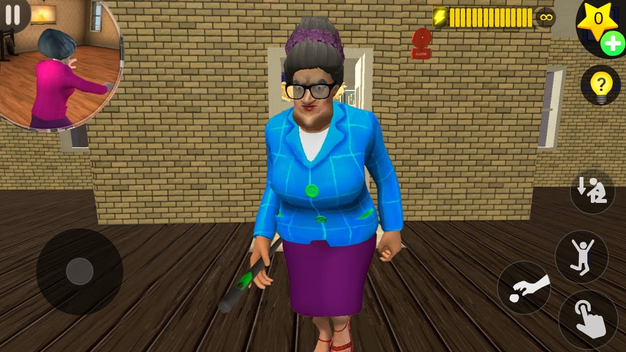 Evil Teacher against Miss T in Scary Teacher 3D House Update Game - YouTube