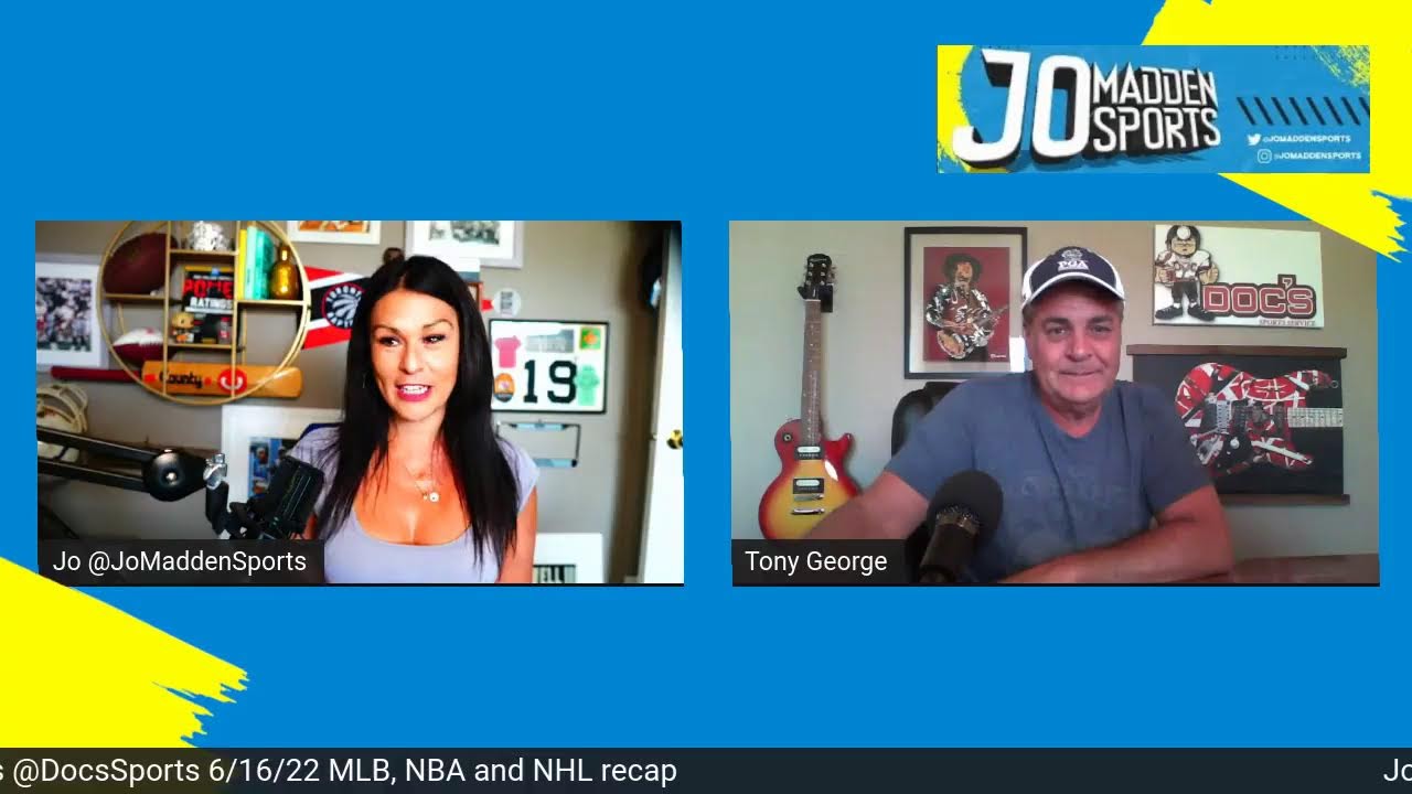 Jo Madden Sports Podcast w/ Tony George @tgeorgesports @DocsSports 6/16 ...