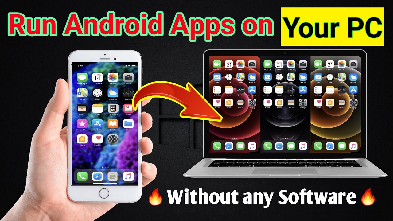 How to Run Android Apps in Our PC |🔥Without any Software 🔥| Android ...