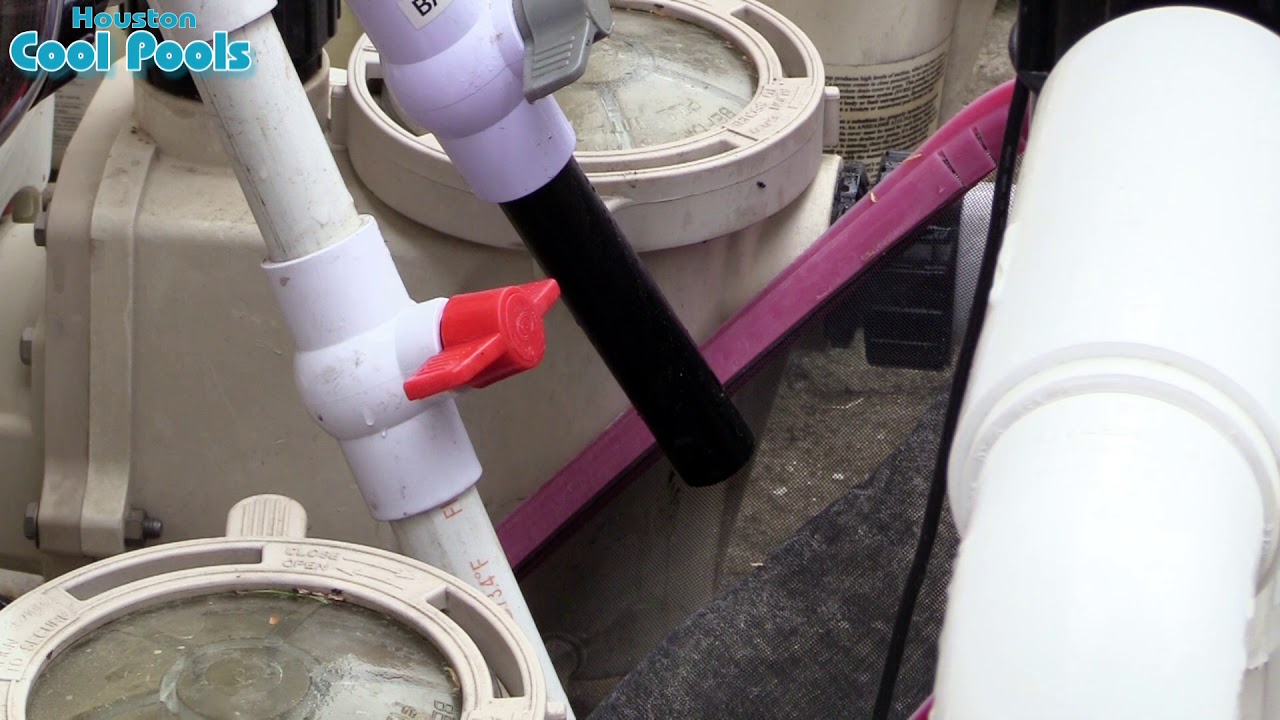 Houston Cool Pools - Cyclone Cleaning - YouTube