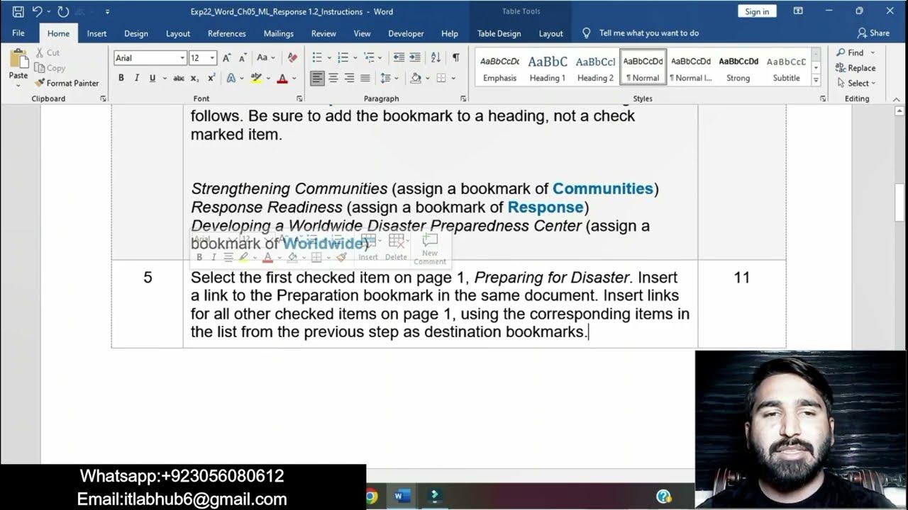 Exp22_Word_Ch05_ML_Response 1.2 | Ch05_ML_Response 1.2 | ML_Response 1.2 - YouTube