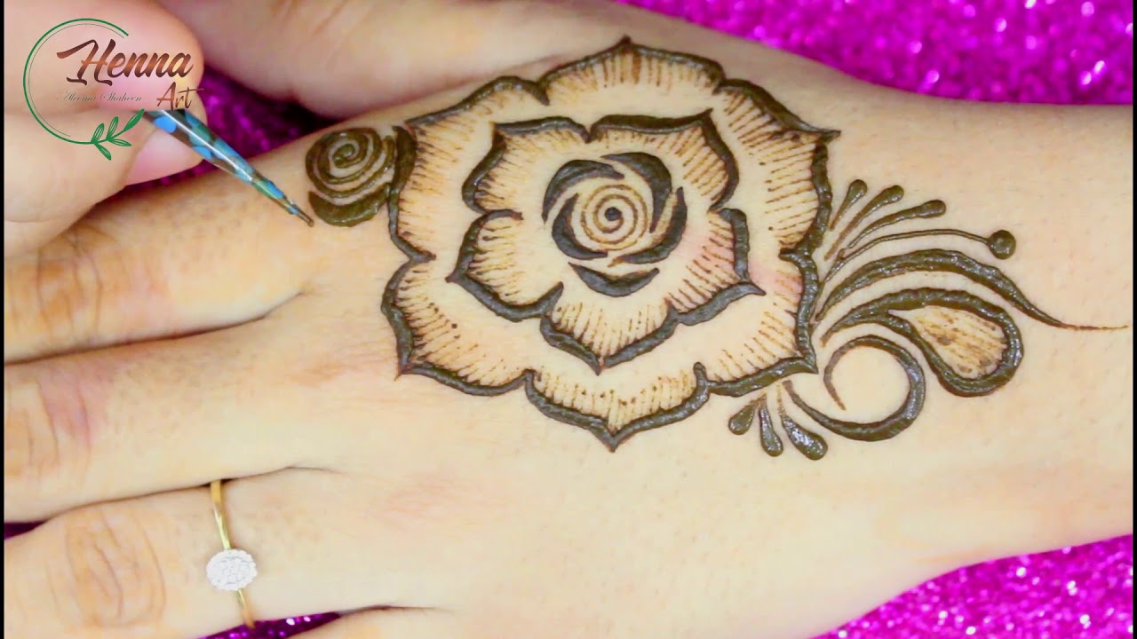 Trending 2018 Big Flower Arabic Mehndi Designs | Best Flower Site