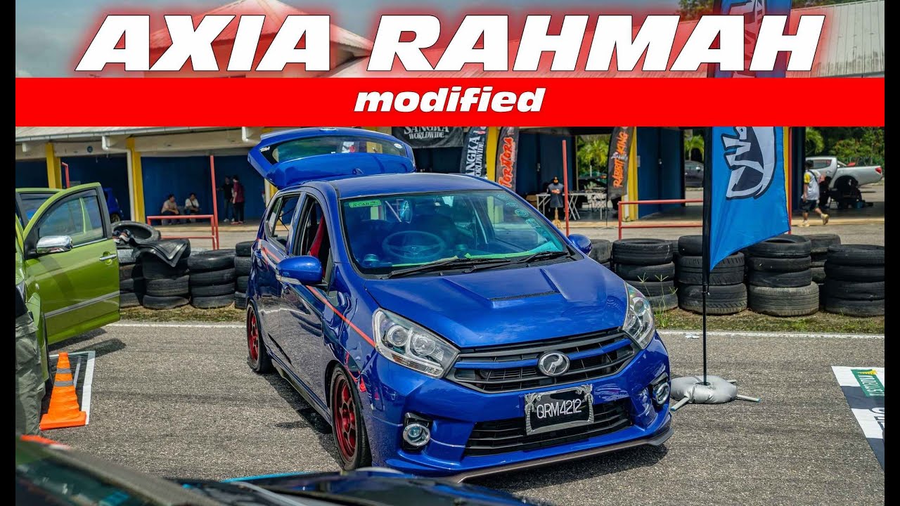 Perodua Axia Rahmah convert Street Look - YouTube