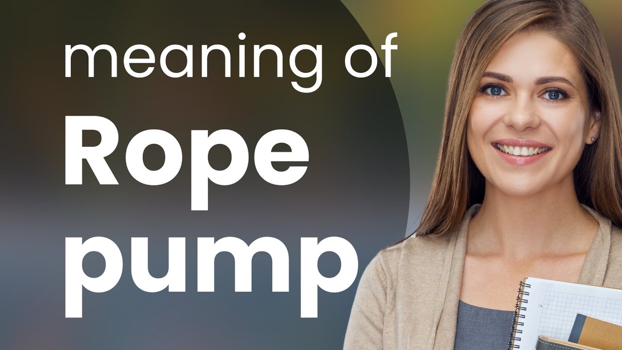 Unraveling the Mechanics: The Rope Pump Explained - YouTube