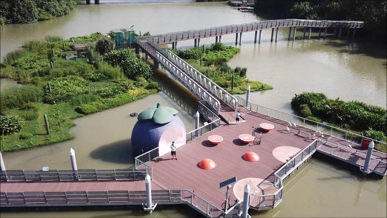 (Drone) SENGKANG RIVERSIDE PARK, SINGAPORE - YouTube