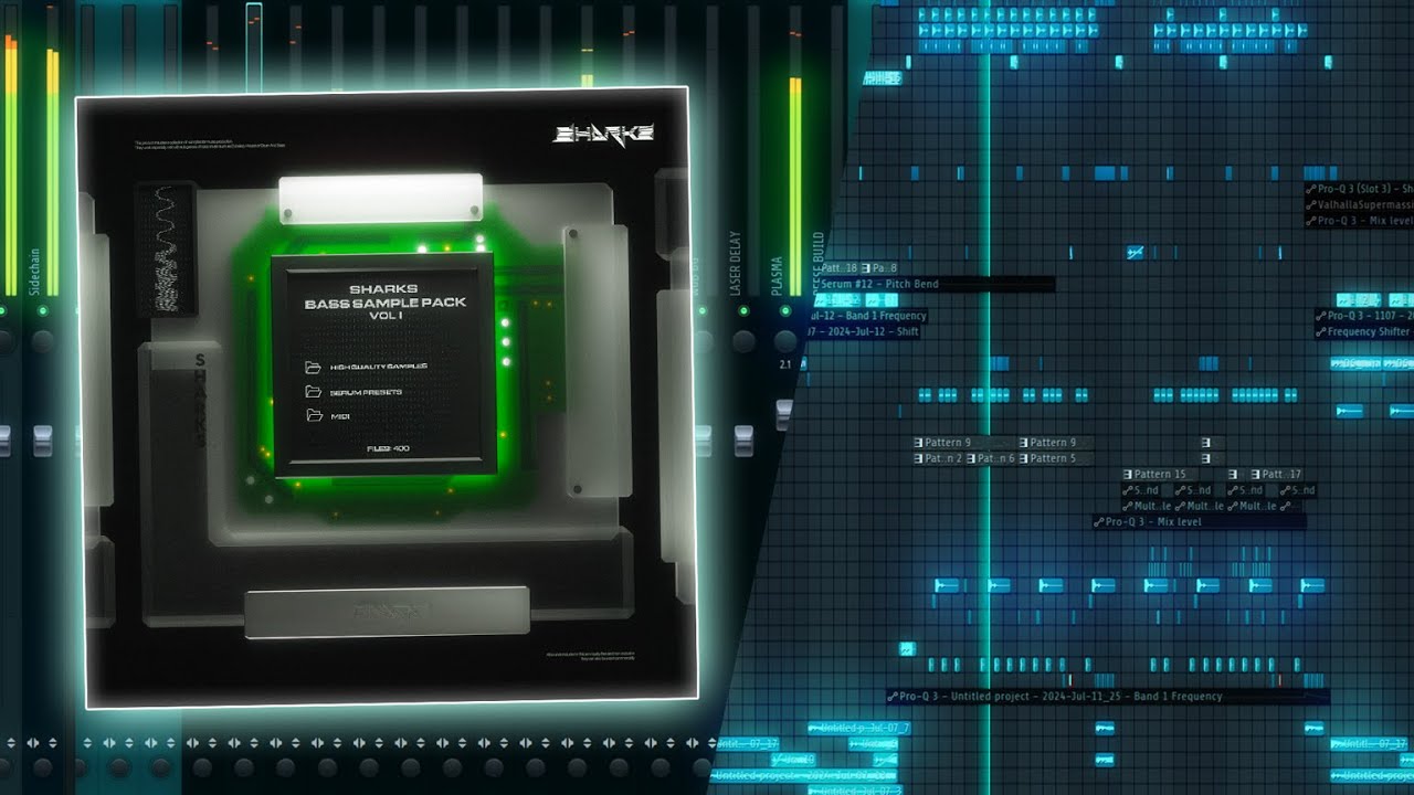 SHARKS - BASS SAMPLE PACK VOL.1 (Full Pack Walkthrough) - YouTube