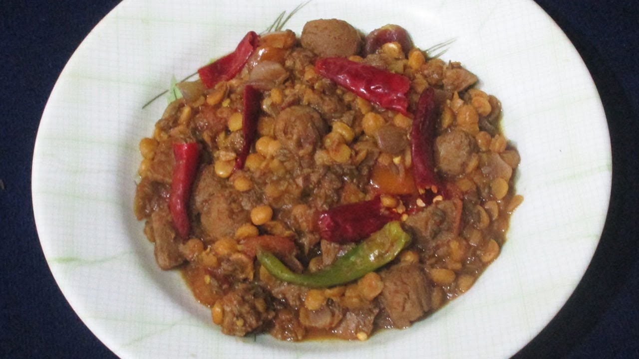 Split Chickpea Soy Chunk Stew/ Dinner Recipes / Chickpea Recipes ...