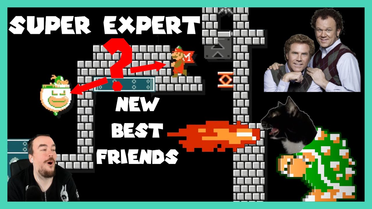 New best friends - 100 Mario Super Expert - YouTube