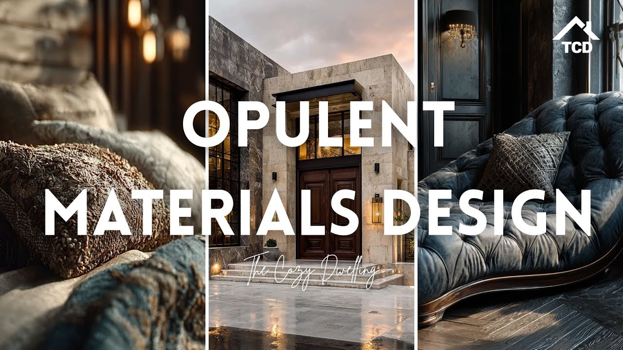 Opulent Materials Design: The Foundation of True Luxury | The Cozy ...