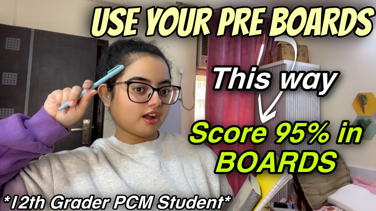 How I am *Utilising* my Pre Boards to Score 95% in BOARDS 📚💫| Class ...