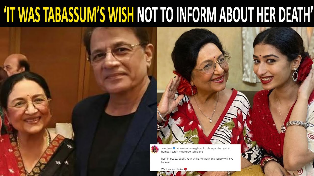 Arun Govil says it was Tabassum's wish not to inform anyone ‘about her death for at least 2 days ...