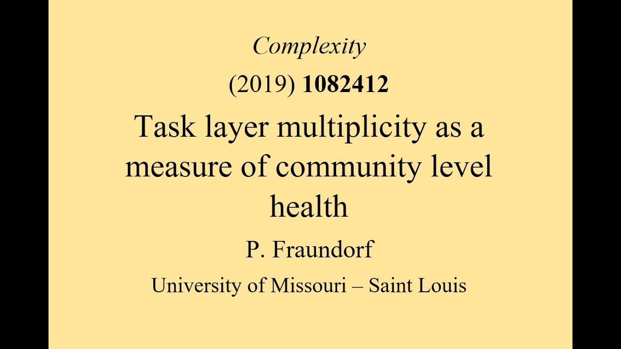 Snippet on community "layer-multiplicity" - YouTube