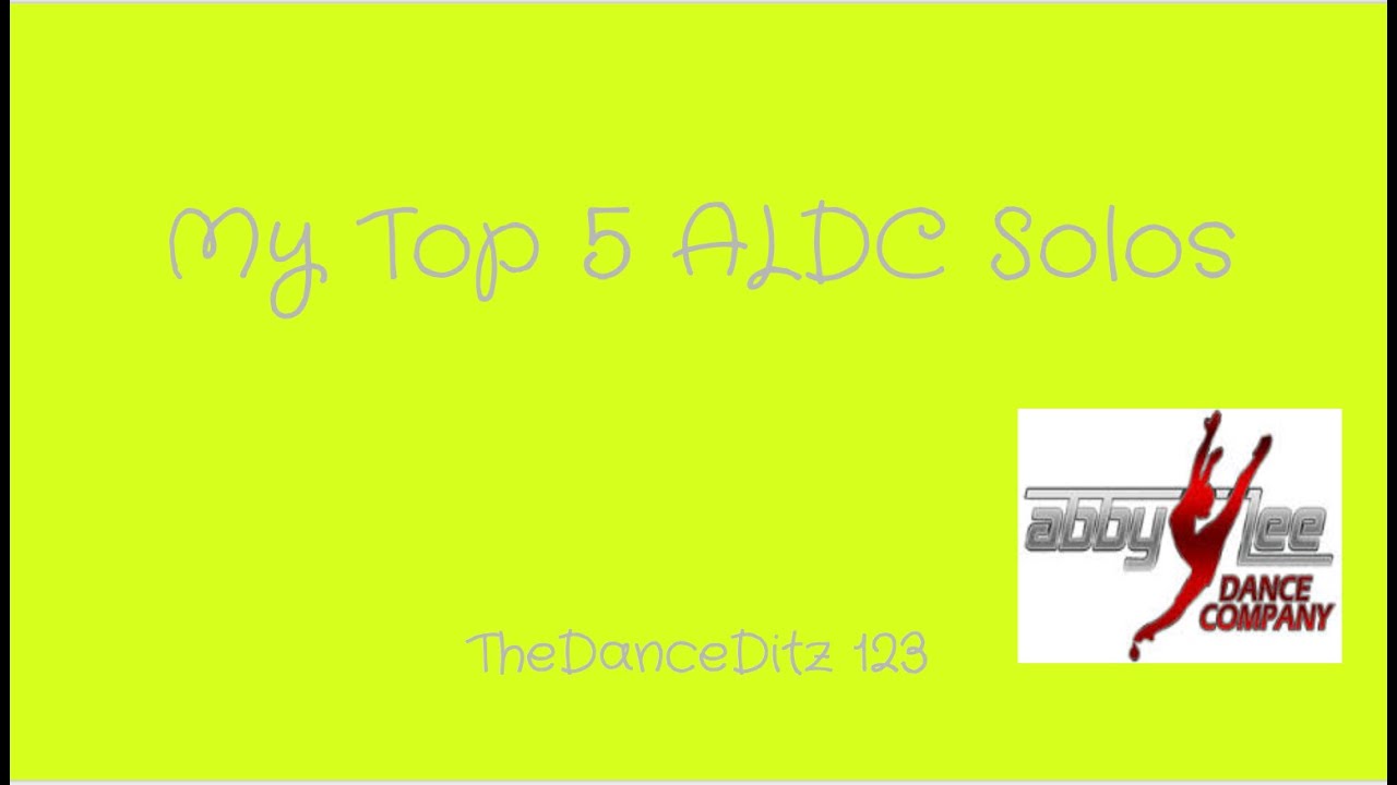 My Top 5 Aldc Solos Youtube