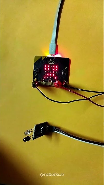 Ir Sensor And Microbit V2 Best Project For Beginners Using Bbc Microbit V2 Shorts By Robotix