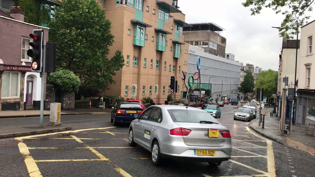 Upper Maudlin Street and Colston Street on a blustery Tuesday morning ...