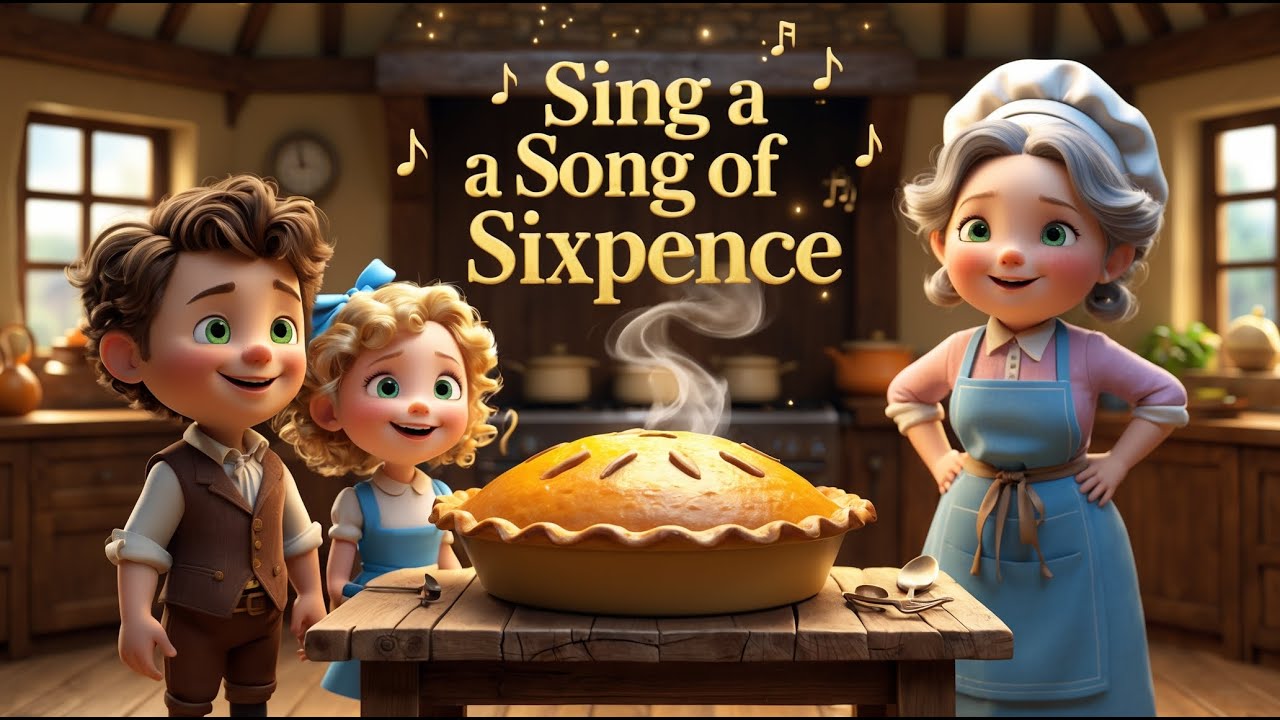 Sing a Song of Sixpence | Fun Animated Nursery Rhyme for Kids ...