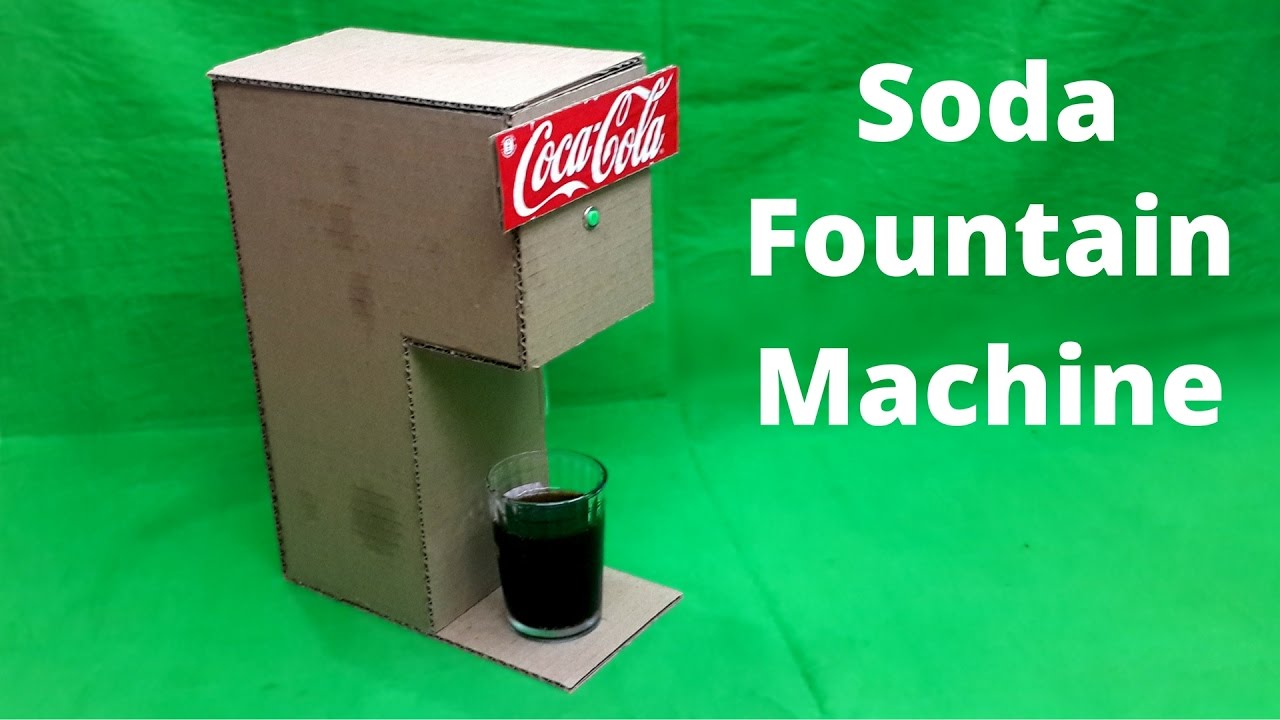 How to Make an Electric Soda(Coca-Cola) Fountain Machine at Home - YouTube