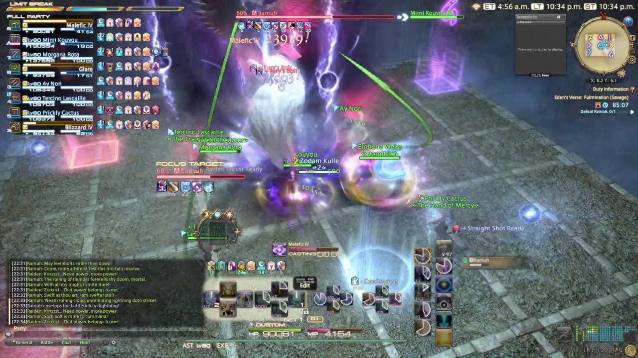 Final Fantasy XIV: ShadowBringers E5s Clear - AST POV - YouTube