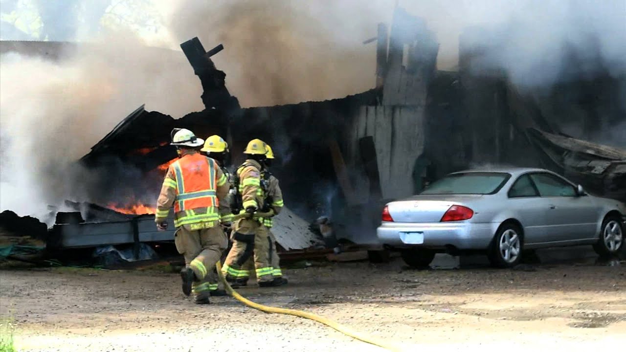 Tangent structure fire - YouTube