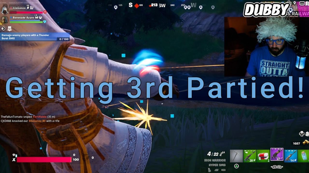 Ganzo Plays: Fortnite (Getting 3rd Partied) - YouTube