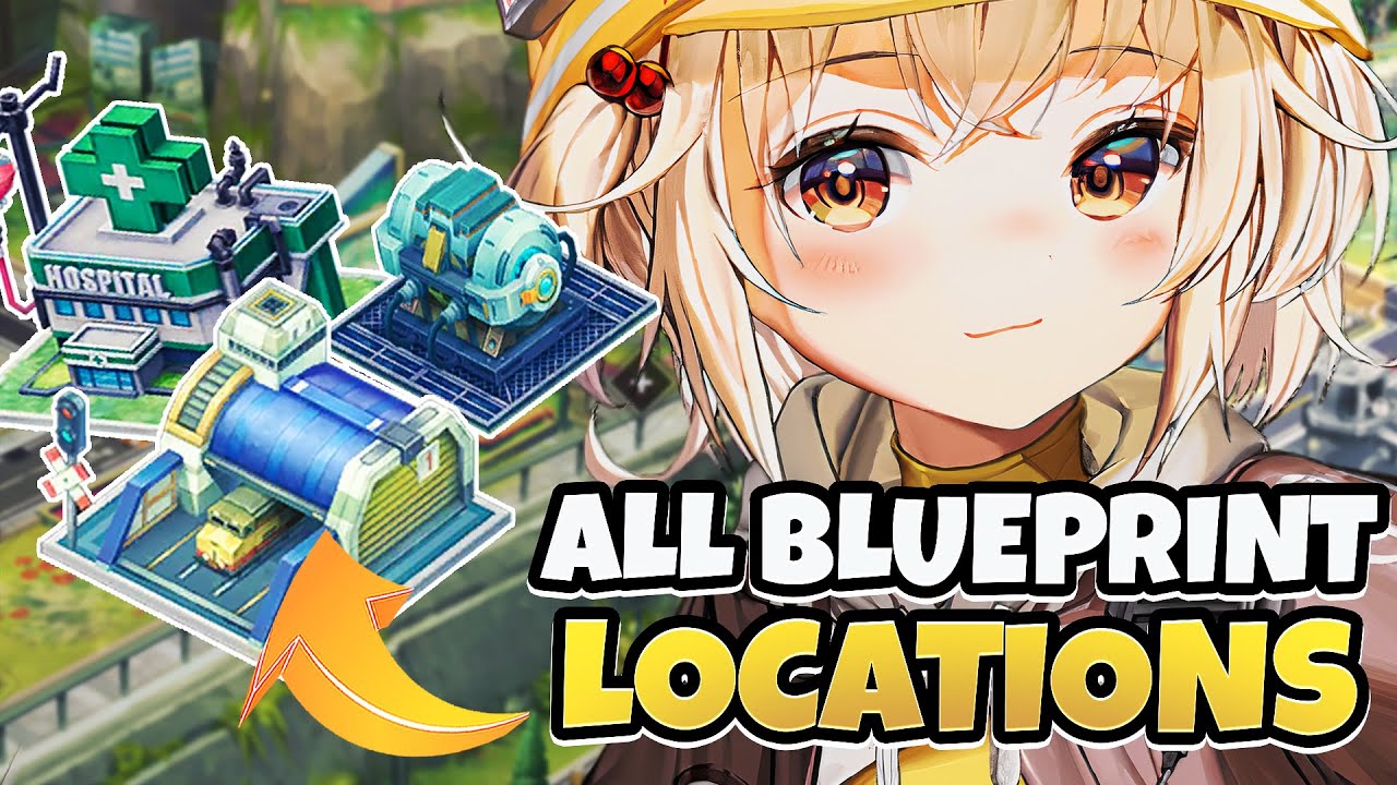 ALL BLUEPRINT LOCATIONS! | TRAIN STATION & MORE! - GODDESS OF VICTORY ...