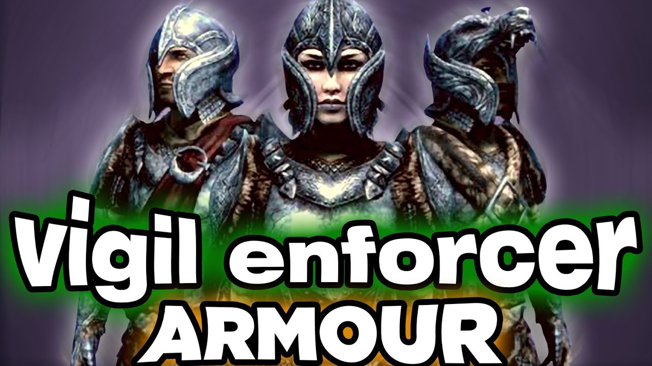Skyrim - Vigil Enforcer Armour Creation Club - YouTube