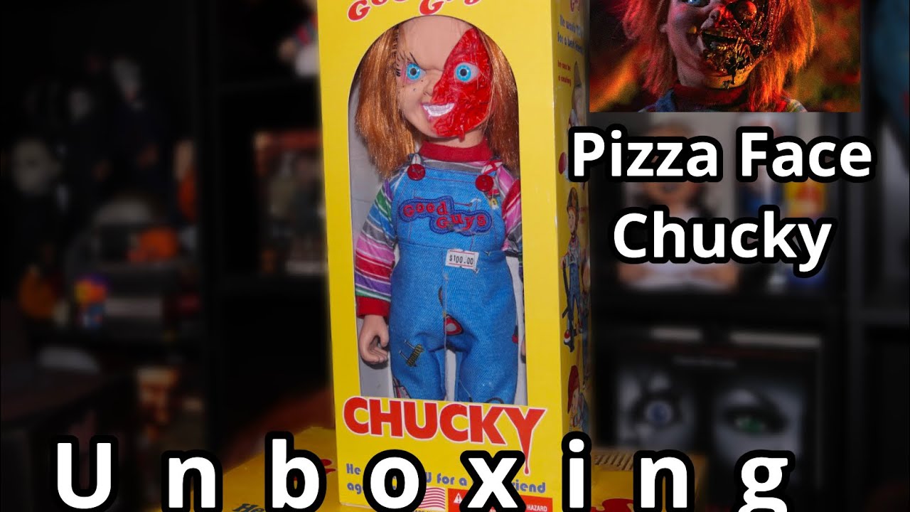 Good Guy 15 inch Pizza Face Chucky Unboxing - YouTube