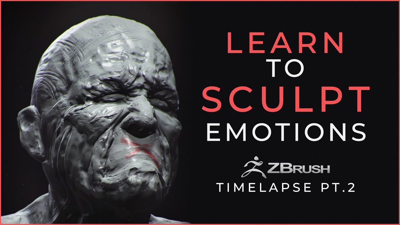 ZBrush Mastery - Learn to Sculpt EMOTIONS Like a Pro - Silent Timelapse ...