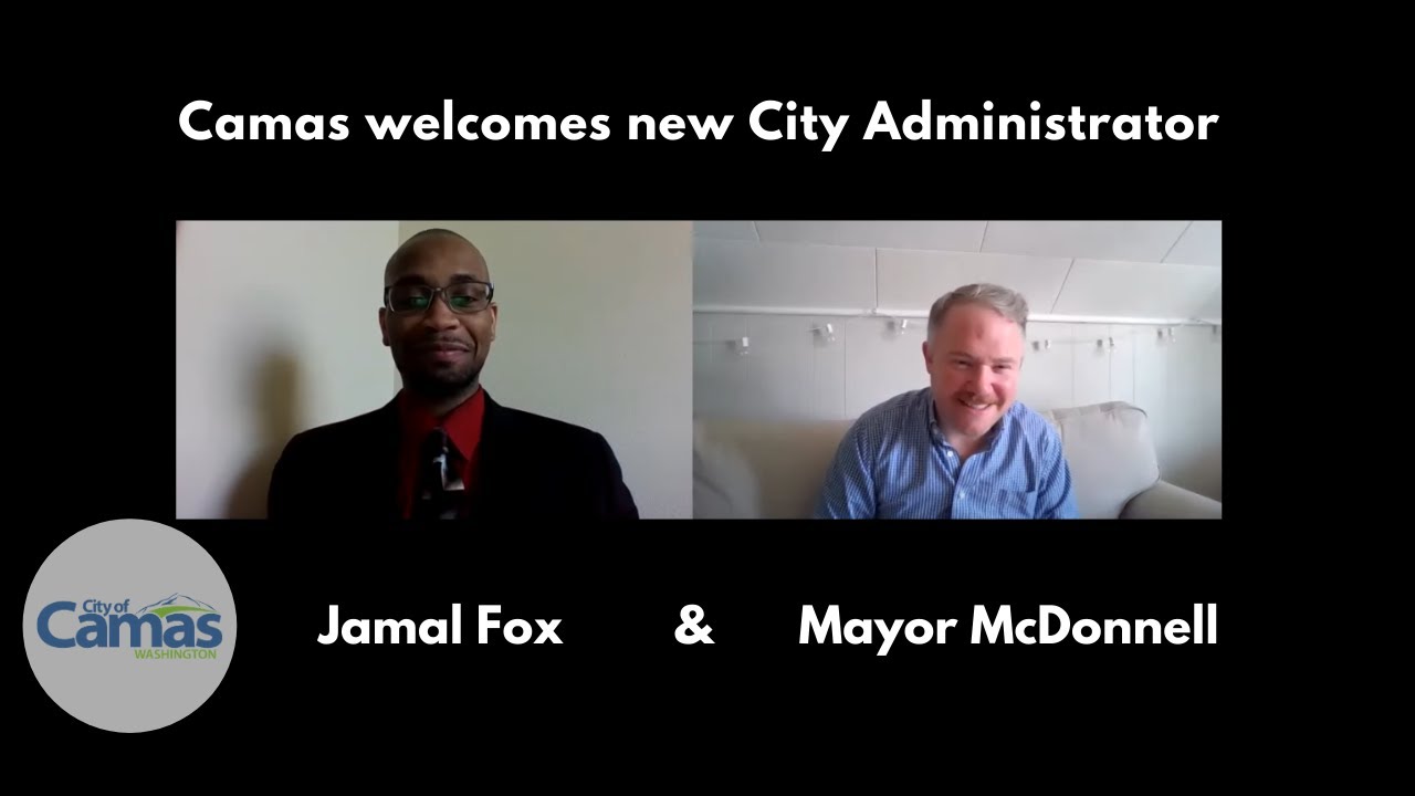 City of Camas welcomes new City Administrator Jamal Fox in a ...