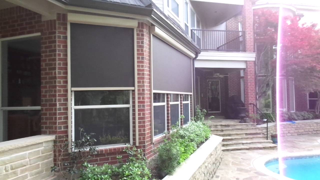 Window Shading- Retractable Sun Shades-Motorized - YouTube